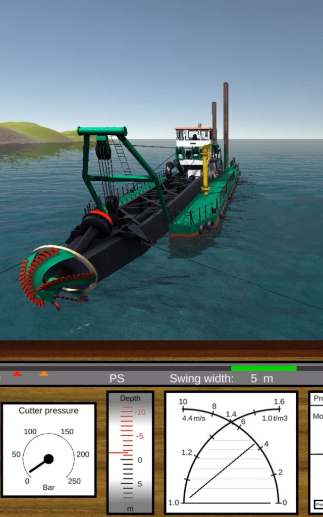 Dredging efficiency with Dutch Dredging Simulators
